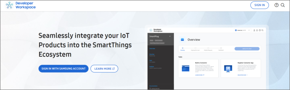 Integrate IoT Devices into the SmartThings Ecosystem | Samsung Developers