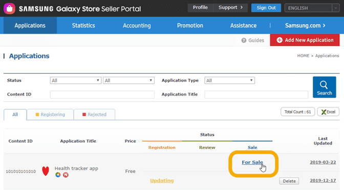 Galaxy Store - Distribute | Samsung Developers