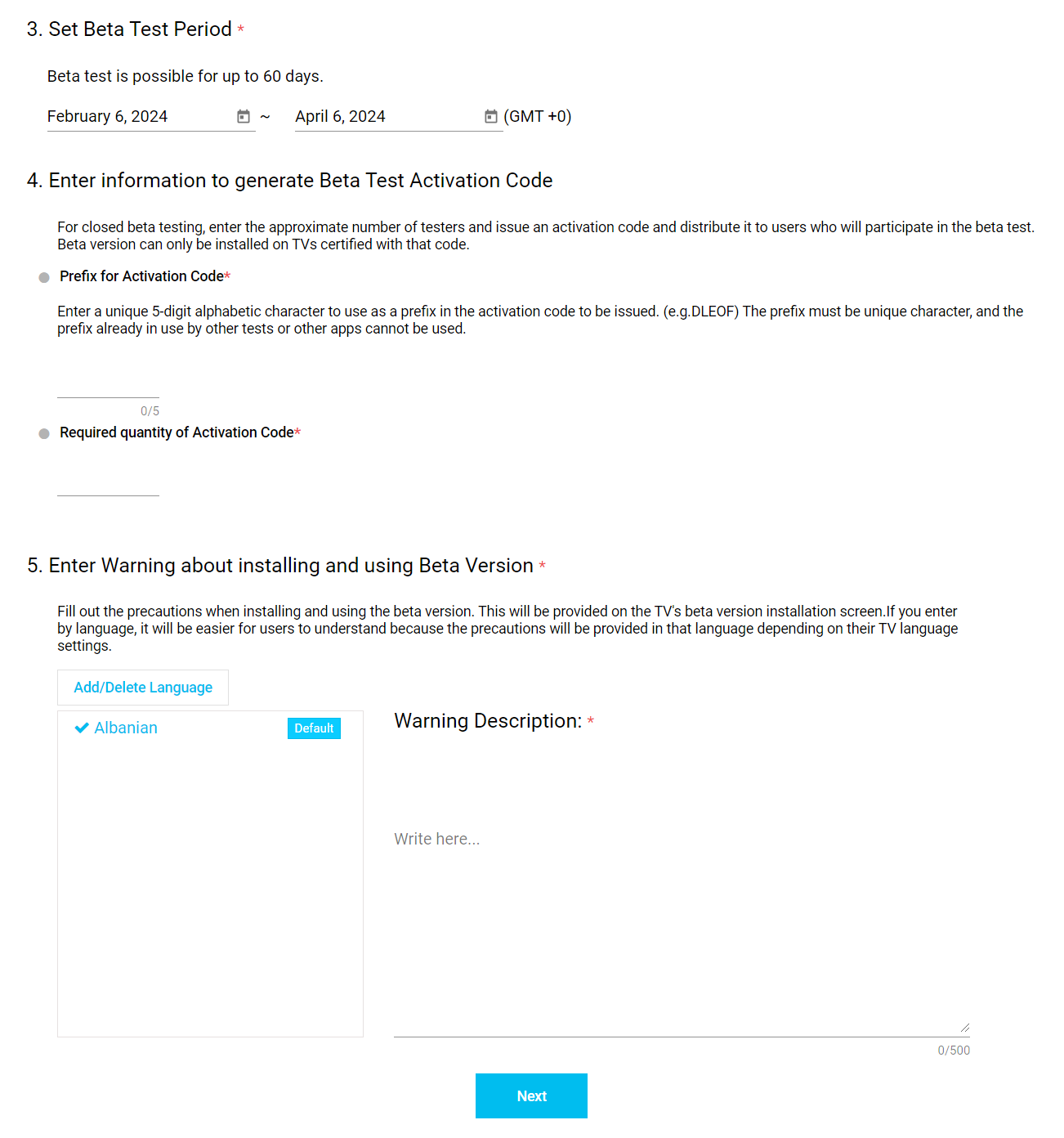 Distributing Applications | Samsung Developer